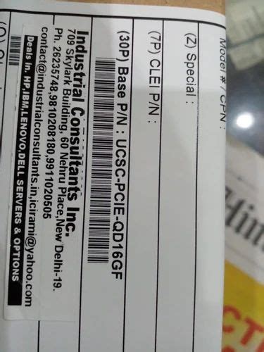 Cisco Part No Ucsc Pcie Id25gf Intel Xxv710 Da2 10 Dual Port 25g Nic