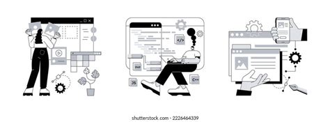 Cross Platform Testing Abstract Concept Vector Illustration Stock Vector Royalty Free