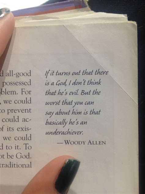 Woody Allen Quote