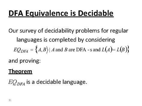 Introduction To Computability Theory Lecture 10 Decidable Languages