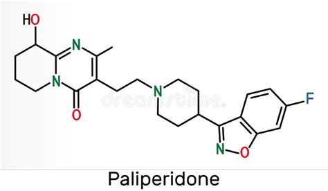 Paliperidone Molecule Stock Illustrations 16 Paliperidone Molecule Stock Illustrations