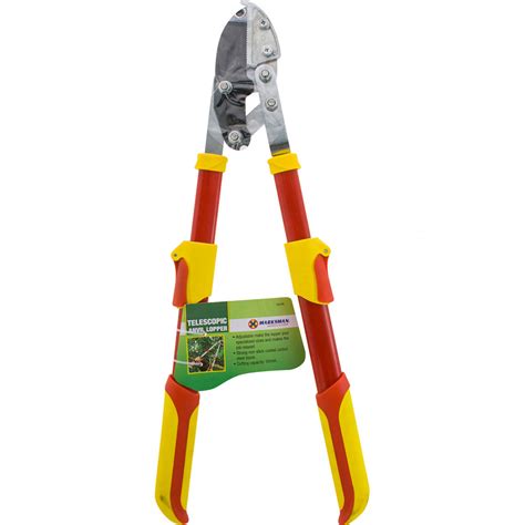 Telescopic Long Handle Lopper Extend Garden Tree Anvil Bypass Pruner Cutter New