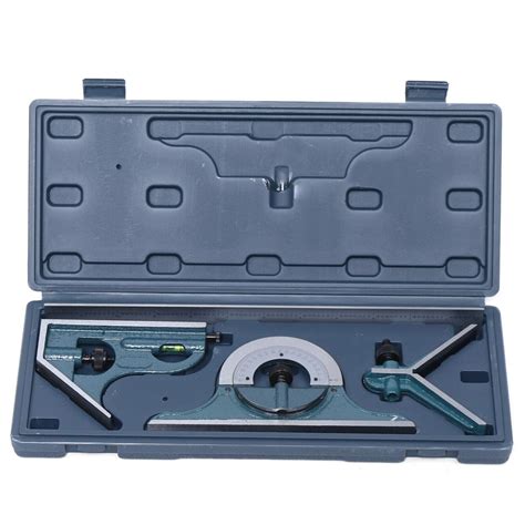 Buy Combination Square Set Angle Ruler 180° Protractor Machinist Measuring Tool Online At