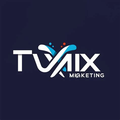 Logo Design For Twinx Marketing Sleek Typography For Tech Industry
