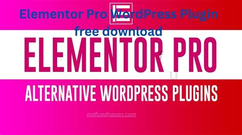 Elementor Pro Wordpress Plugin Free Download