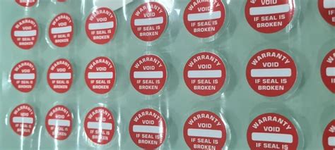 Polyester Void Label Packaging Type Sheet At ₹ 50number In Indore