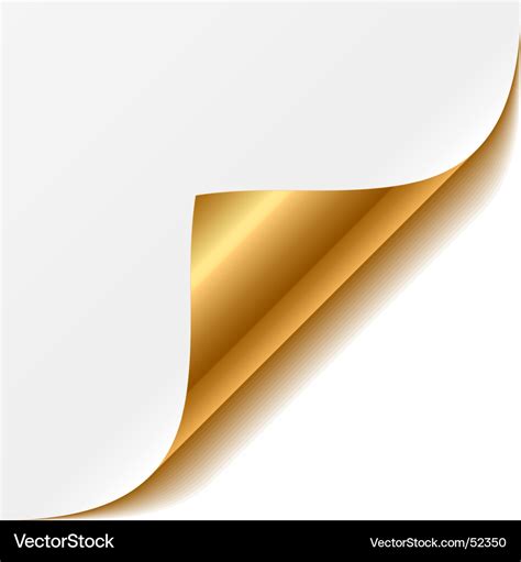 Gold Corner Royalty Free Vector Image Vectorstock