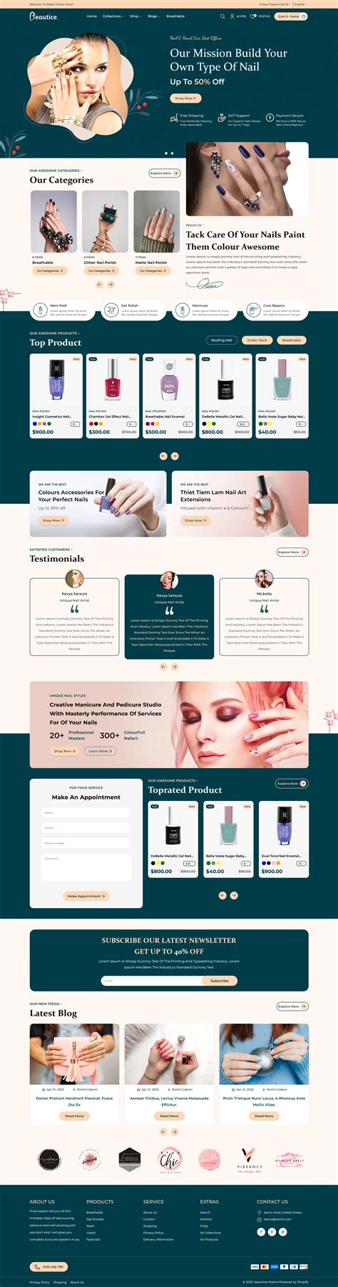 beautice beauty and cosmetics shopify theme by eptheme themeforest