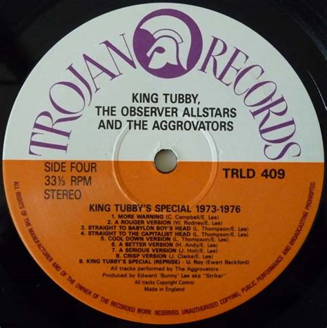 King Tubby Dub Album Discography Page 7 1988 1992 At X Ray Music