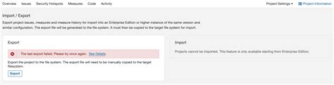 Project Export Error The Index 13 Is Out Of Range Sonarqube Server