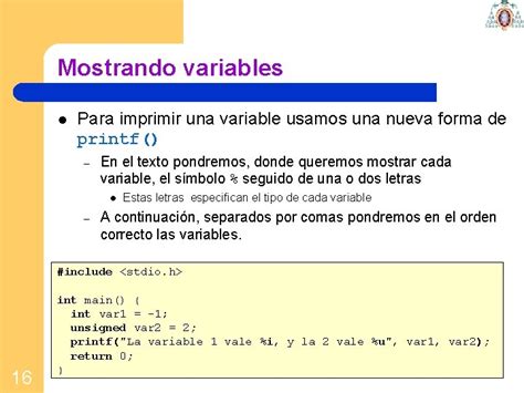 El Lenguaje De Programacin C Identificadores Y Variables