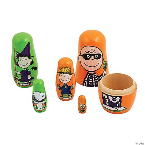 Oriental Trading Customer Questions And Answers Peanuts ® Halloween Nesting Dolls 5 Pc