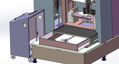 Six Axis Cnc Milling Machine 3d Model Cgtrader