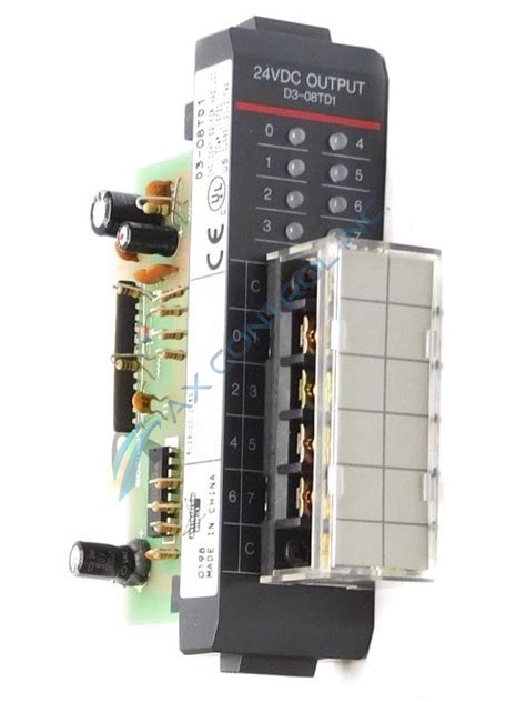 D3 08td1 Is A Directlogic Dl305 Discrete Sinking 8 Output Point Module Nominal Output Is 6 24