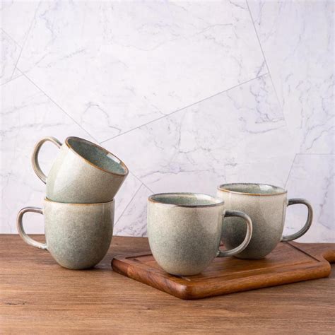 Amorarc 12oz Coffee Mugs Ceramic Coffee Mugs Set Of 6 For Man Woman