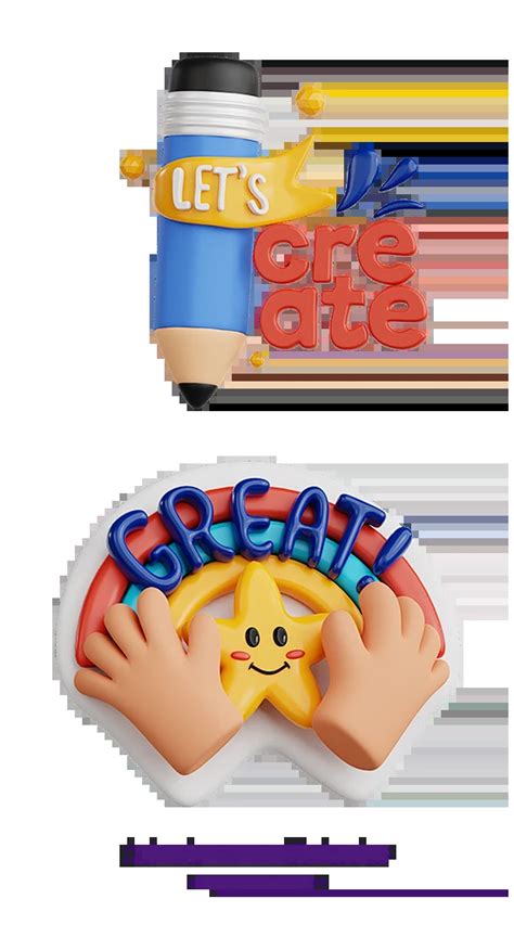 三维卡通立体教育铅笔培训类奖章图标blender模型源文件： 花瓣网