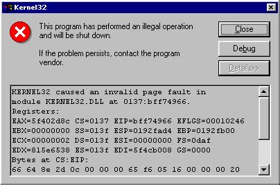 Windows Crash Gallery Page 1