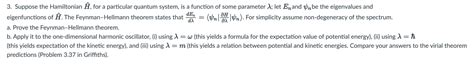 solved 3 suppose the hamiltonian h for a particular