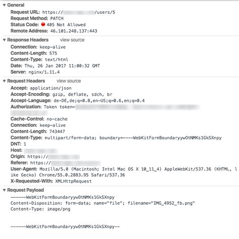 Nginx 405 Uploading Img From Ember To Rails Stack Overflow