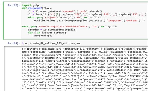 Intercepting Json Responses To Web Browser Page Requests Using