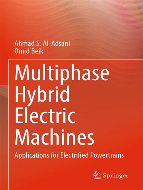 Multiphase Hybrid Electric Machines Pdf Electric Motor Magnetic Field