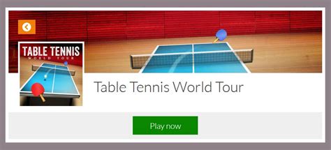 Table Tennis World Tour Play Online For Free No Download