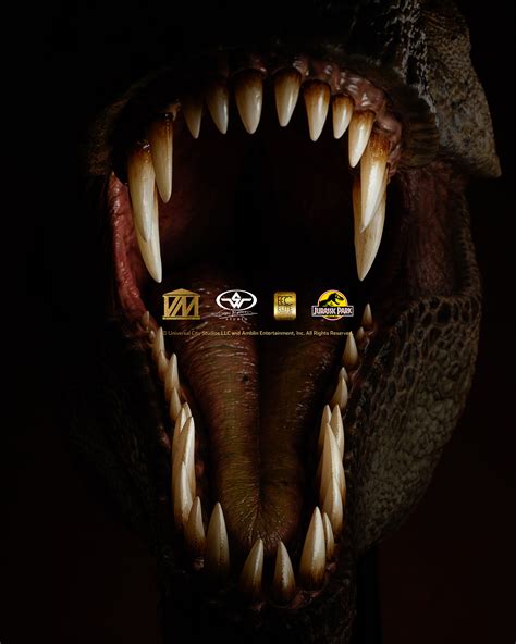 Jurassic Park Half Scale T Rex Head Prop Reproduction Cinemaquette