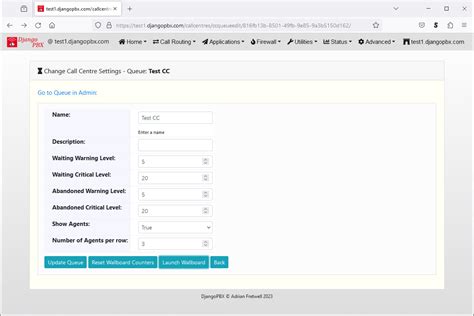 Call Centre Queues — Djangopbx 070 Documentation Call Centre Queues — Djangopbx 070 Documentation