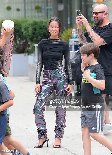 Model Sunee Is Seen Filming A Maybelline Commercial In The West News