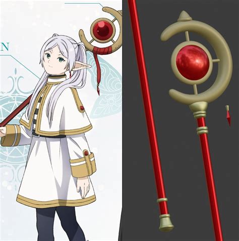 Frieren Beyond Journey S End Frieren Staff D Model D Print Stl Etsy