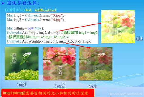 C图像处理 Opencvsharp教程十 Opencvsharp图像基本运算：加、减、乘、除、与、或、非等opensharp Csdn博客