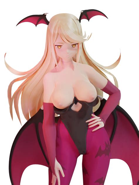 Rule 34 1girls 3d Blonde Hair Breasts Out Capcom Cosplay Darkstalkers
