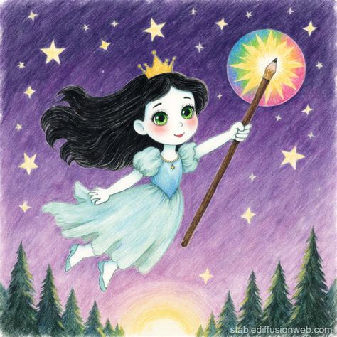 Ethereal Princess In Celestial Night Stable Diffusion Online