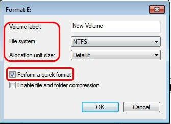 Freeware To Format External Hard Drive To NTFS In Window Easily