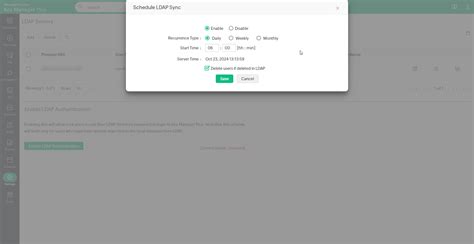 LDAP Integration Key Manager Plus