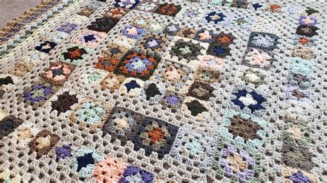 Free Stylish Patchwork Afghan Crochet Pattern Ribblr