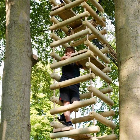 Big Chunky Sided Rope Ladders Treehouses Rope Bridges Treetop Walkways And Nest Swings