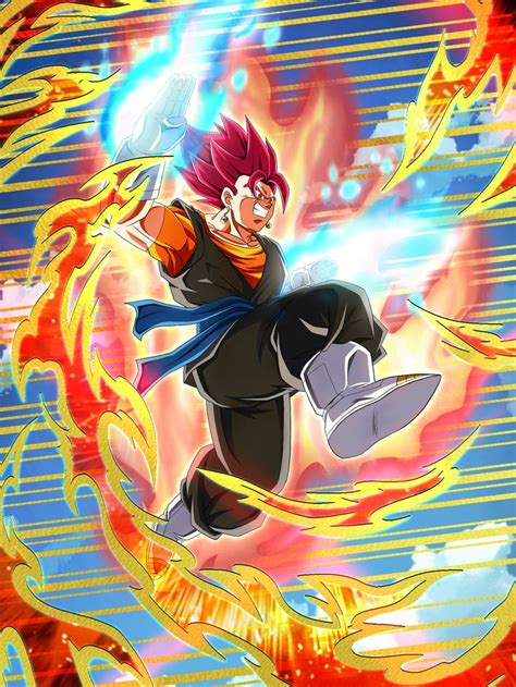Super Saiyan God Vegitocapsule Corp Ur Card Art By Dokkandeity On Deviantart Dragon Ball