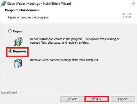 All The Possible Ways To Uninstall Webex Conference App From PC