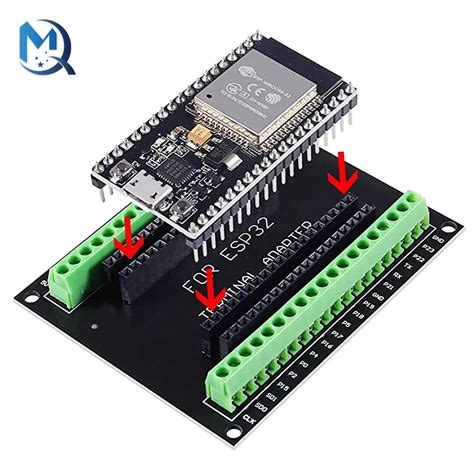 Esp32 Development Board Breakout Board Gpio 1 Into 2 For 38 Pin Esp 32s