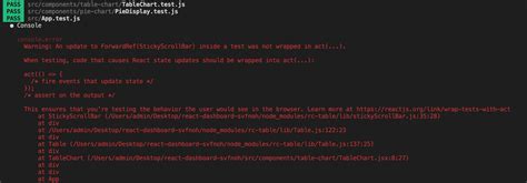 reactjs warning an update to forwardref stickyscrollbar inside a