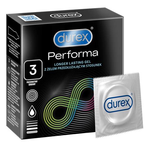 Durex Prezerwatywy Opóźniające Stosunek Performa DŁuŻszy Sex 3 Sztuki 8875568878 Allegro Pl