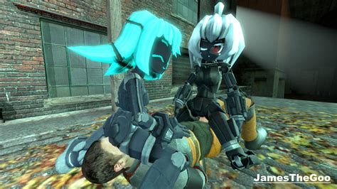 Rule 34 3d Combine Sentry Combine Turret Girl Facesitting Gordon Freeman Human Interspecies
