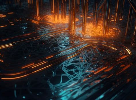 Premium Ai Image Big Data Visuliastion Cyberspace Data Flow Created With Generative Ai Technology