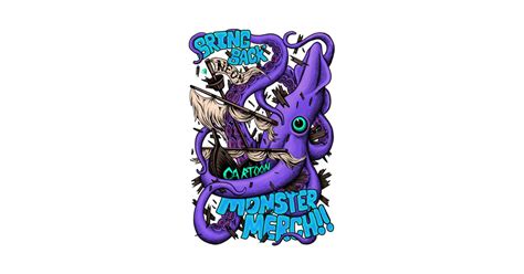 Bring Back Neon Cartoon Monster Merch Band Merch T Shirt Teepublic