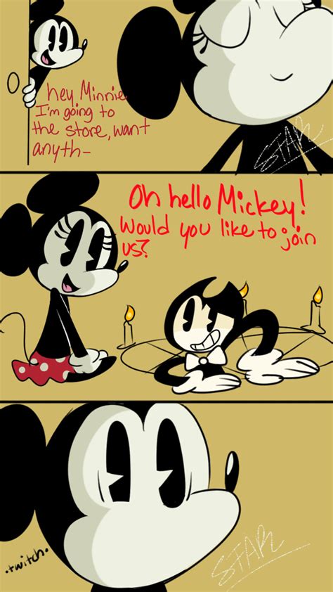 Pin By Naoto On Mickey And Minnie Bendy And The Ink Machine Old