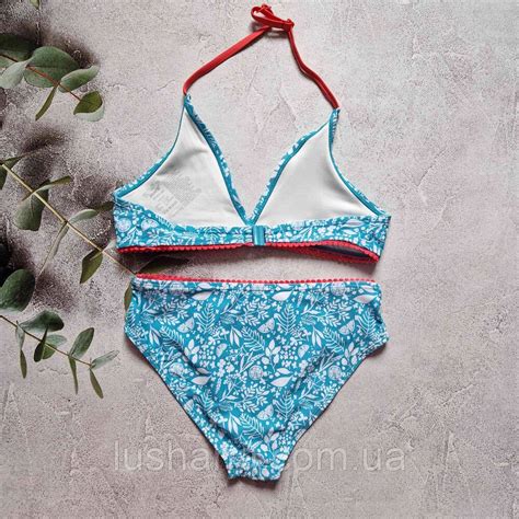 Детский купальник бикини Pepperts на девочку подростка 6 8 лет р 122 128 13828 10 12 років