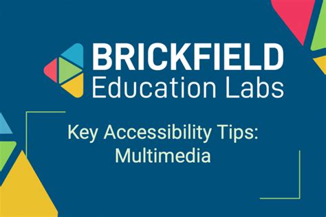 Accessibility Tips Brickfield Education Labs