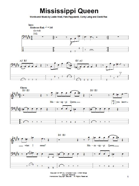 Mississippi Queen Tab Pdf Mississippi Queen Guitar Lesson Yjcy