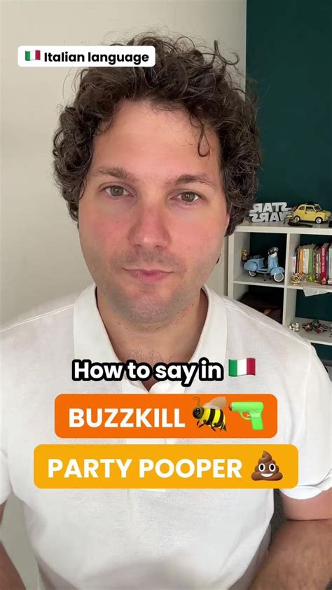 How To Say Buzzkill In Italian 🎉 🇮🇹 Video Italia Espressioni